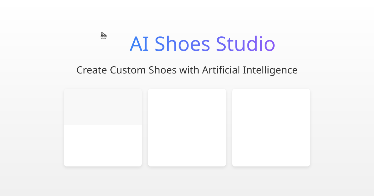AI Shoes Studio | Create Custom Shoes with Artificial Intelligence